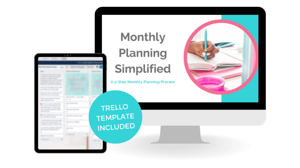 Monthly Planning Simplified - Shop.Cheers to Productivity
